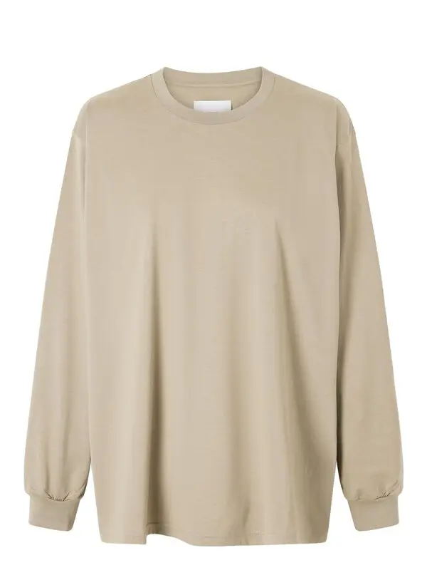 SSSTEIN Cotton Long Sleeve T-shirt - Green