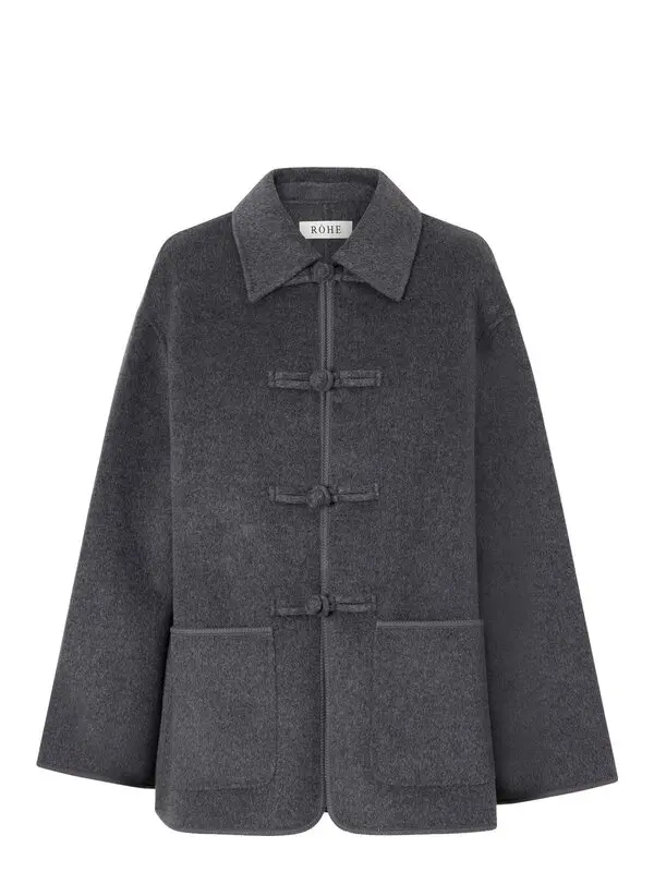 RÓHE Brushed Wool And Cashmere-blend Jacket - Gray