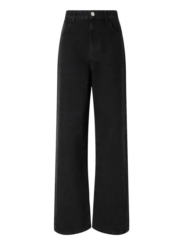 RÓHE Bruun Wide-leg Jeans - Black