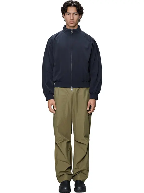 Rains Tech Woven Bomber Jacket - Navy