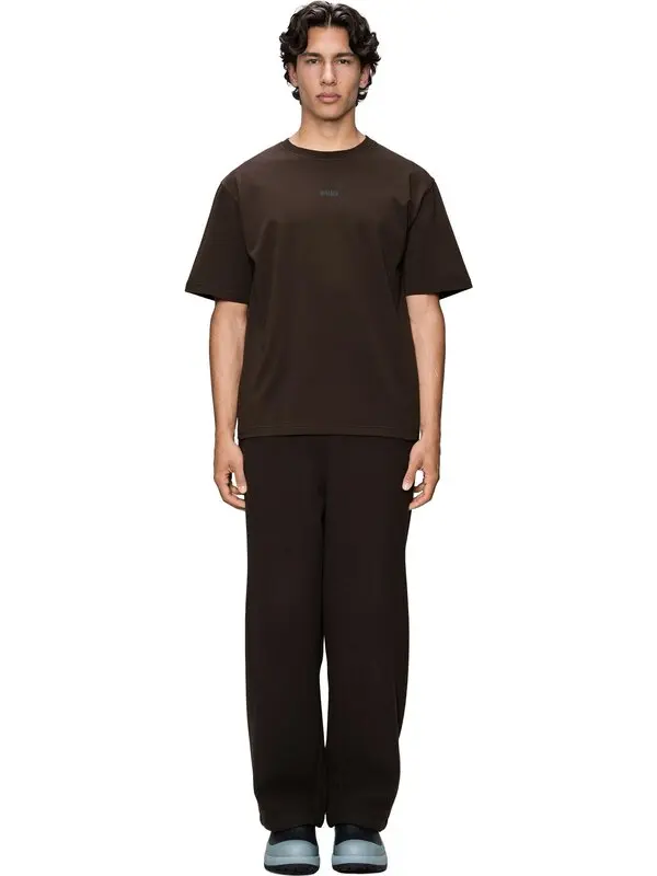 Rains Classic T-shirt In Organic Cotton - Bark