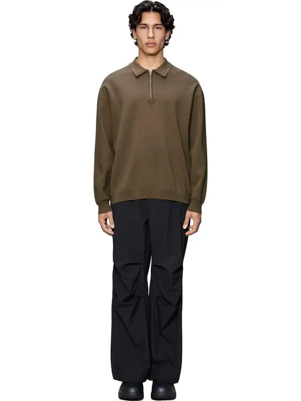 Rains Long Sleeve Polo - Splinter