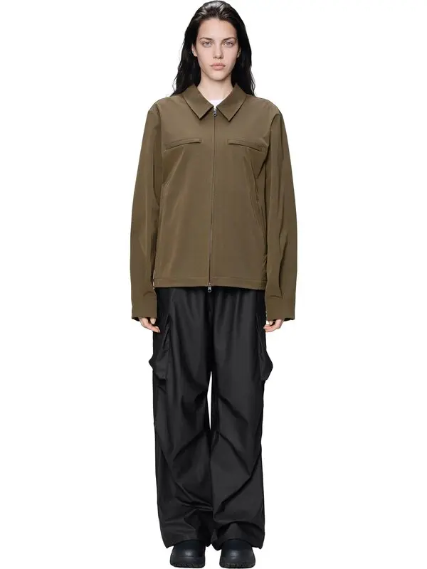 Rains Tech Woven Overshirt - Splinter