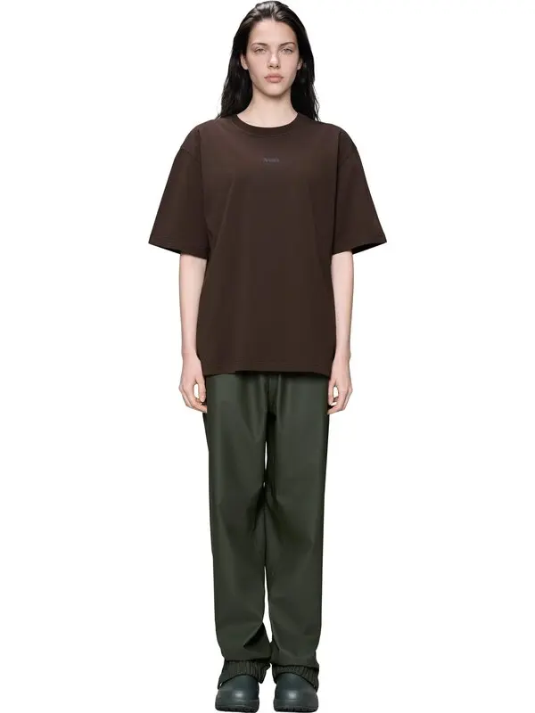 Rains Organic Cotton Graphic T-shirt - Bark