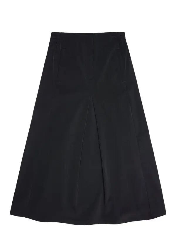 Rains Maxi Skirt In Technical Stretch Fabric - Black