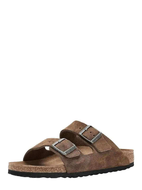 BIRKENSTOCK Arizona Suede Sandals - Brown