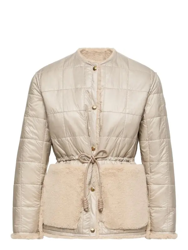 Moncler Tipule Reversible Short Down Jacket - Beige