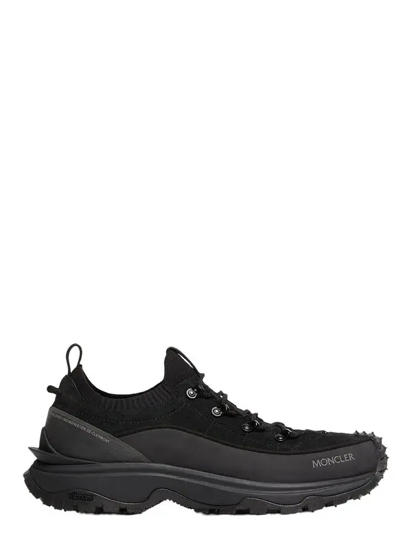Moncler Trailgrip Lite 3 Suede Sneakers - Black