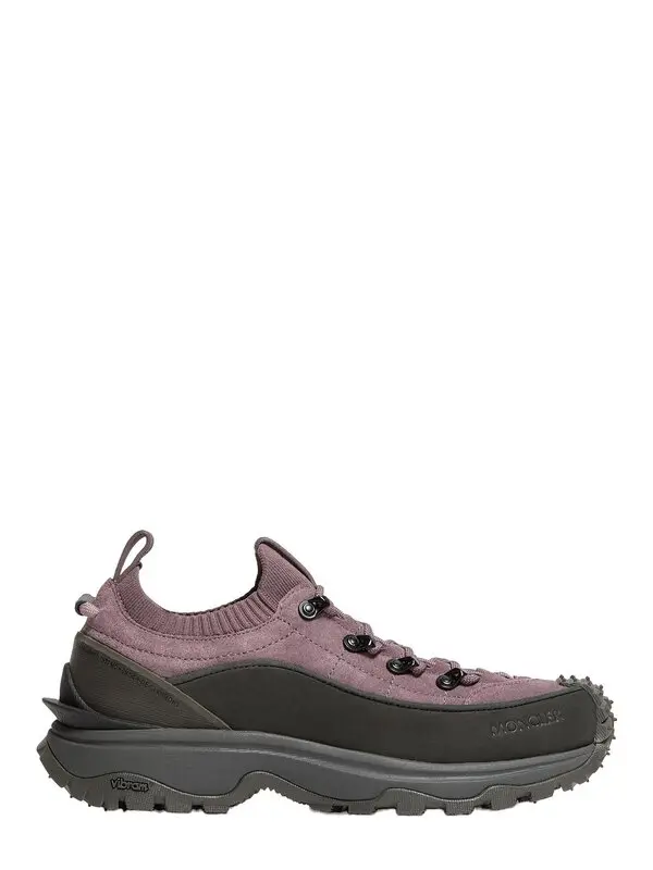 Moncler Trailgrip Lite 3 Nubuck & Suede Sneakers - Brown
