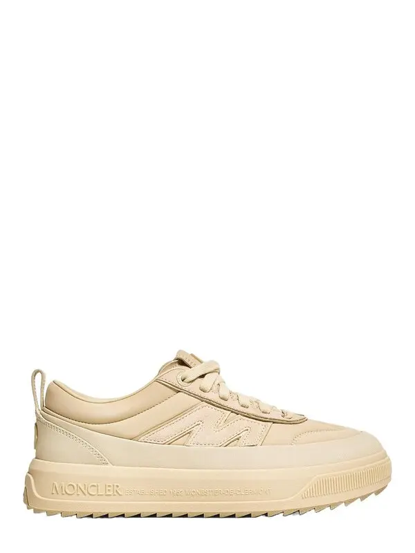 Moncler Altive Nubuck & Suede Sneakers - Beige