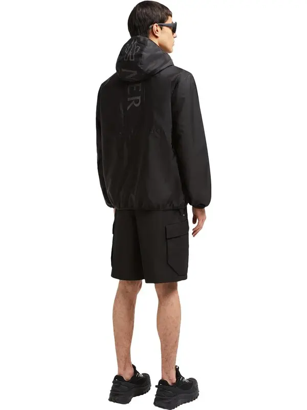 Moncler Granier Hooded Windbreaker - Black