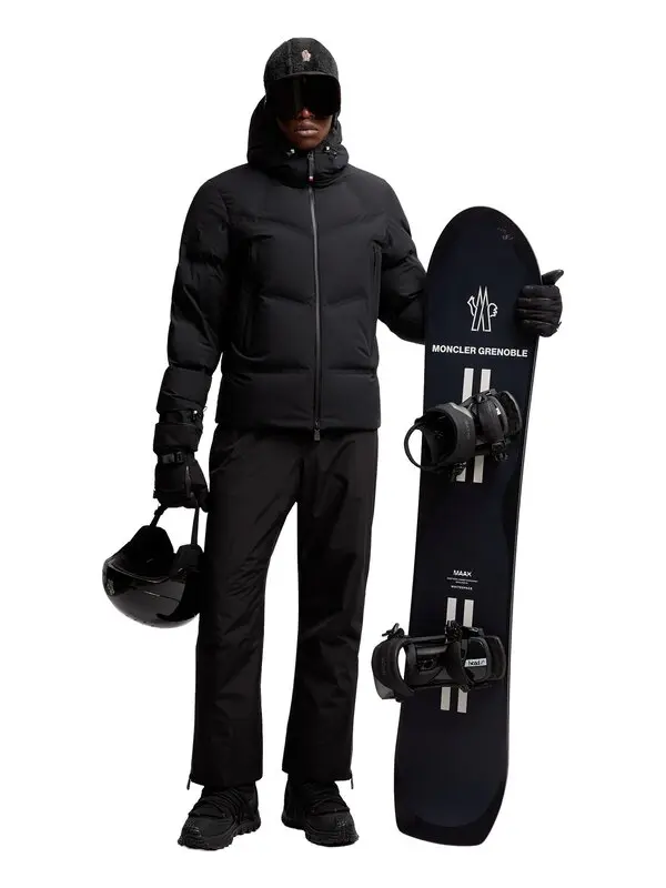 Moncler Angren Hooded Insulated Ski Jacket - Black