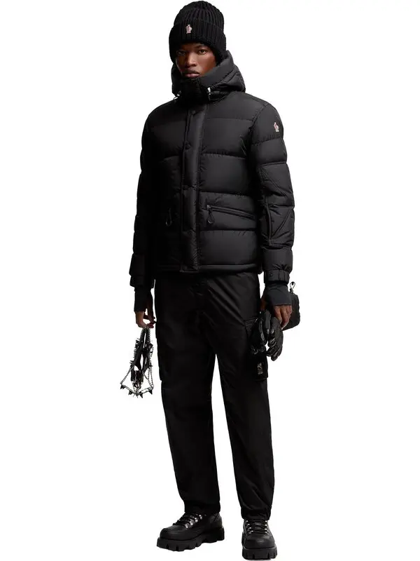 Moncler Kasanka Hooded Down Insulated Ski Jacket - Black