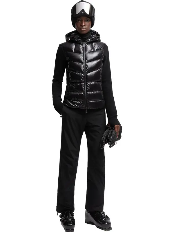 Moncler Padded Zip-up Hoodie - Black