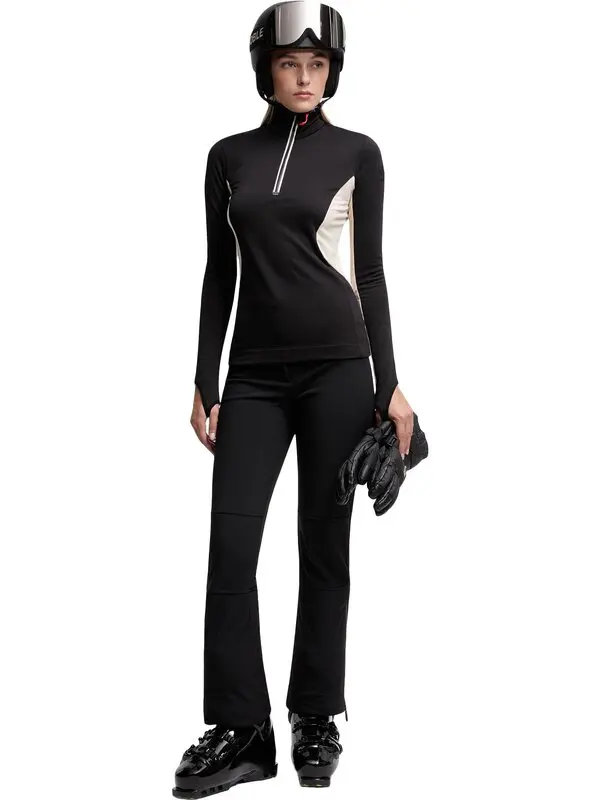 Moncler Polartec® Half-zip Turtleneck - Black