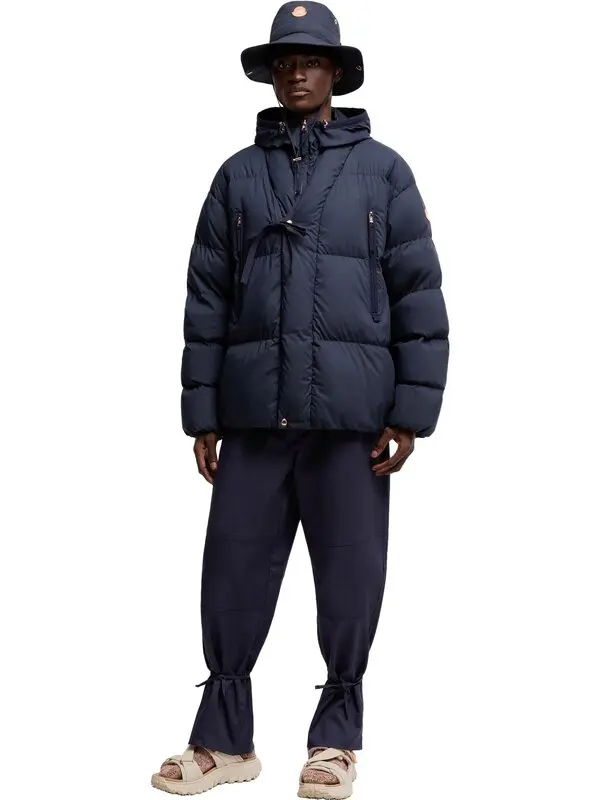 MONCLER X GILGA FARM DESIGNED BY DONALD GLOVER X Gilga Farm Donald Glover Tangelo Down Jacket - Blue