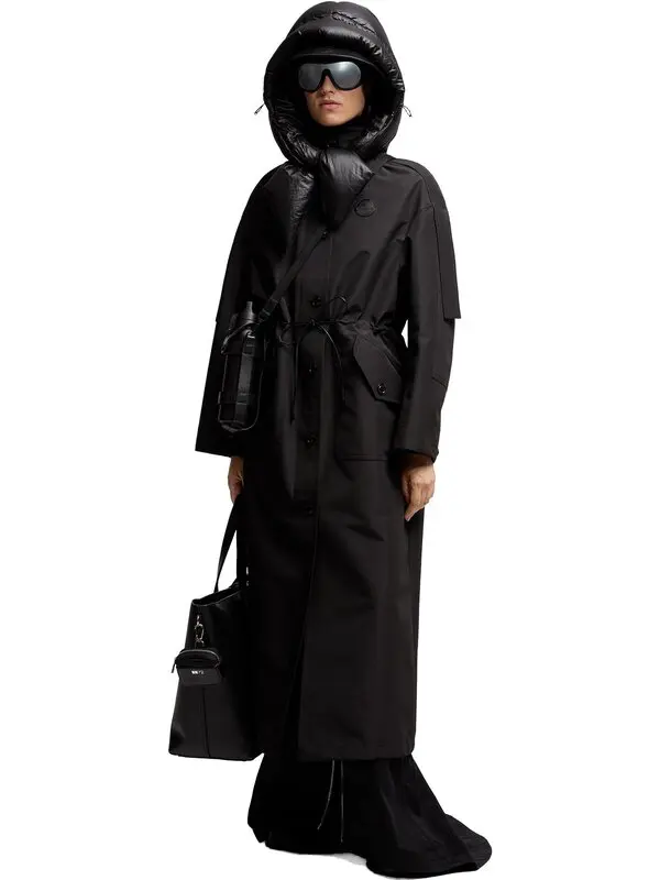 MONCLER X EDWARD ENNINFUL Winifred Trench Coat - Black