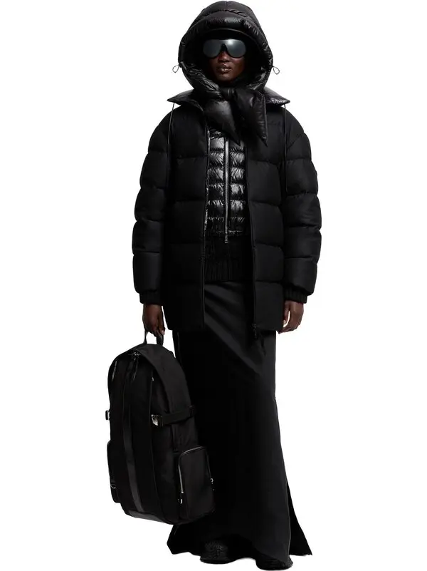 MONCLER X EDWARD ENNINFUL Maarutha Long Down Jacket - Black