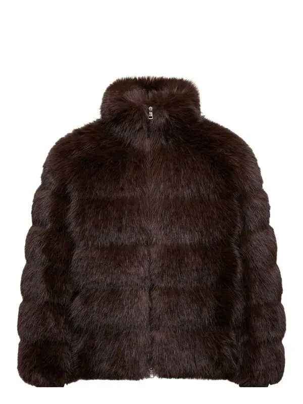 MONCLER X A$AP ROCKY Awge Maya Short Down Jacket - Brown