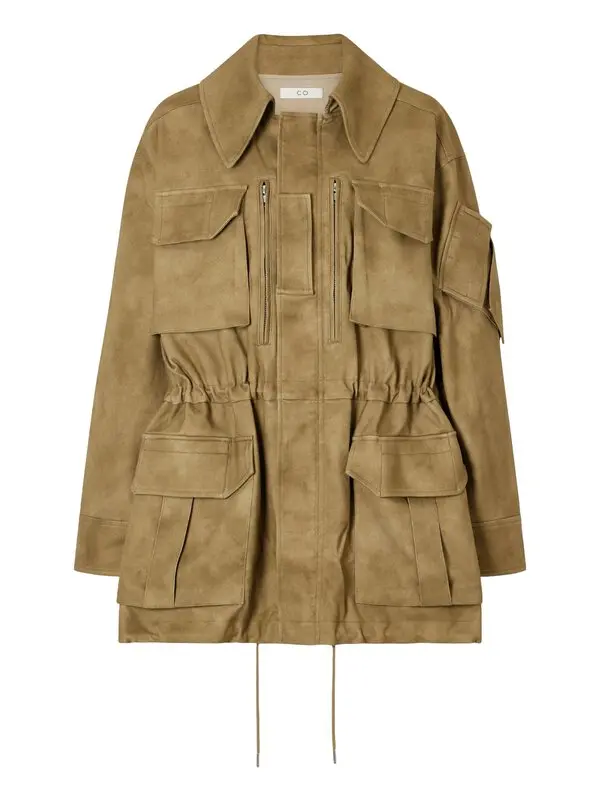 Co Cotton-blend Military Jacket - Army Green