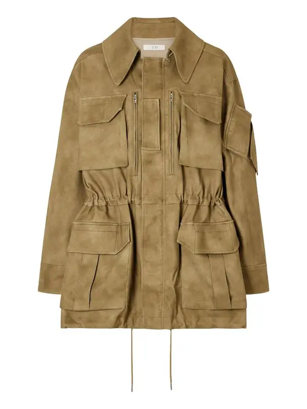 Co Cotton-blend Military Jacket - Green