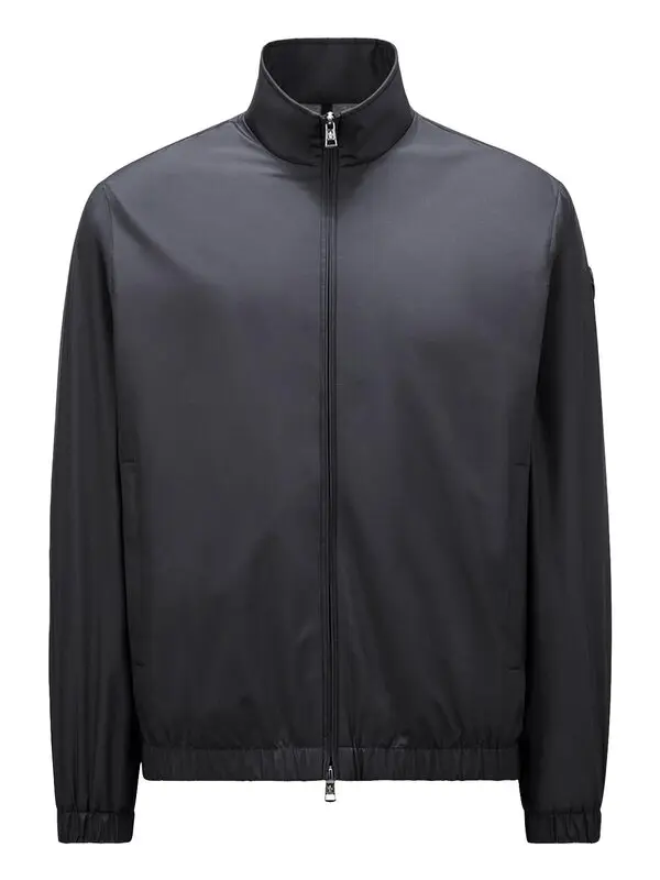Moncler Meidassa Jacket With Stand Collar - Blue