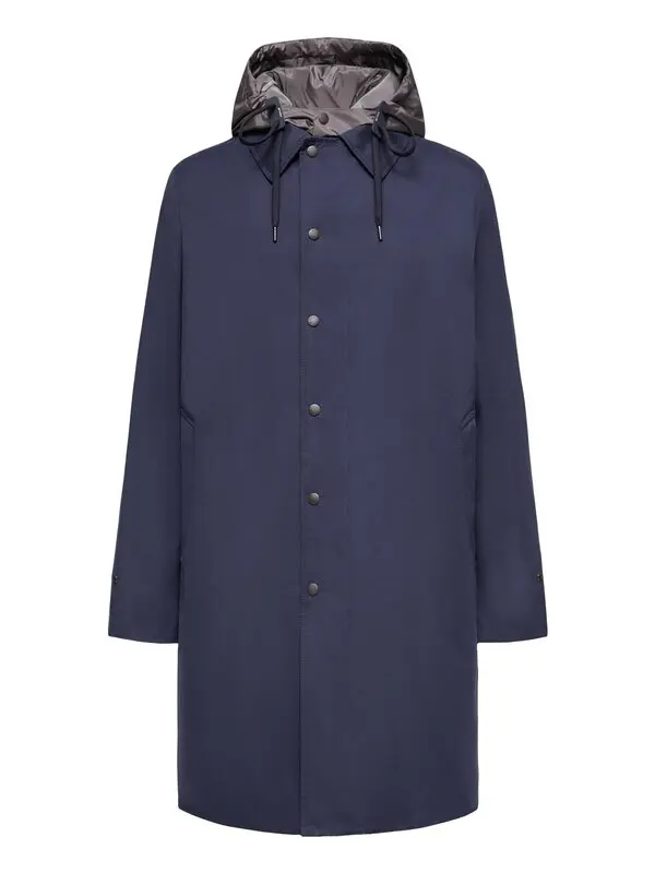 Moncler Kervoyal Hooded Long Down Parka - Blue