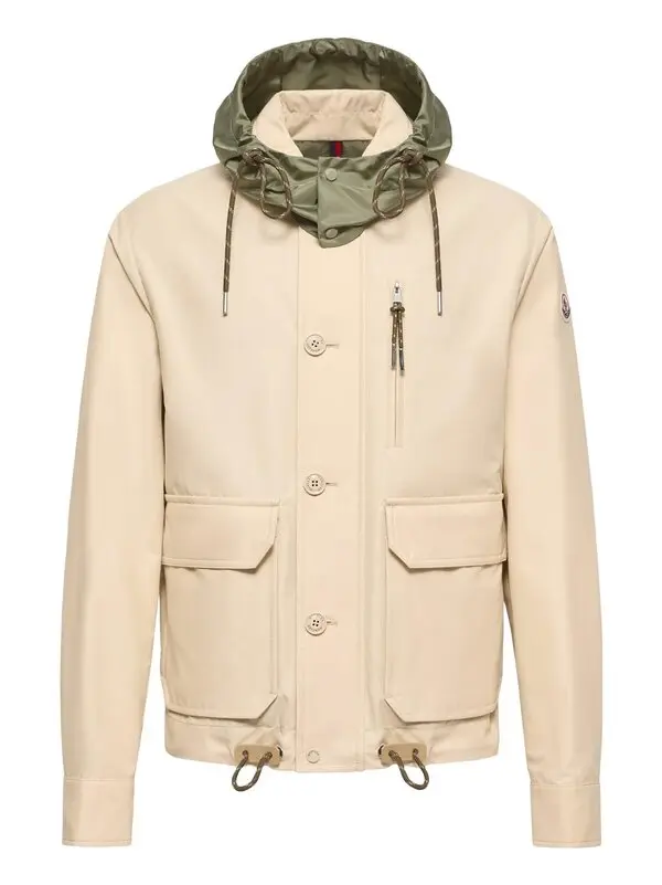 Moncler Montmirail Twill Shirt Jacket - Beige