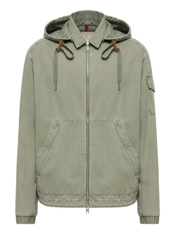 Moncler Havas Cotton Shirt Jacket - Green
