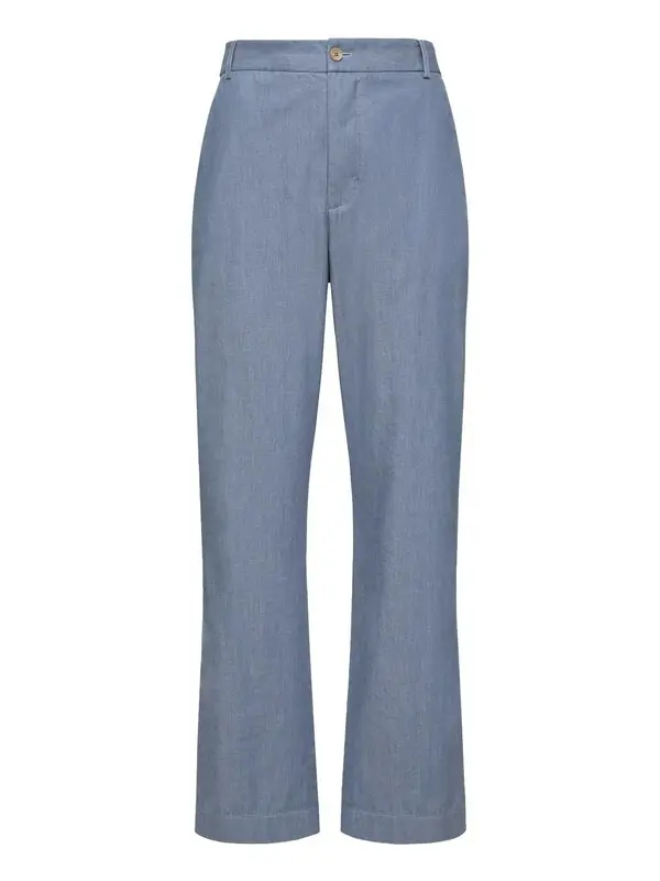 Moncler Straight Leg Jeans - Blue