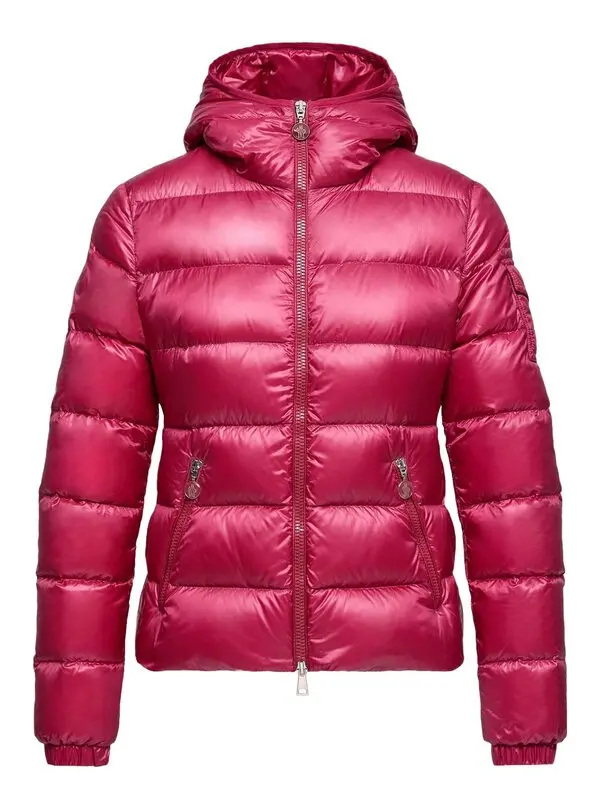 Moncler Glesse Hooded Short Down Jacket - Pink