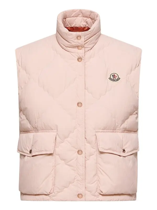 Moncler Biois Down Vest - Pink