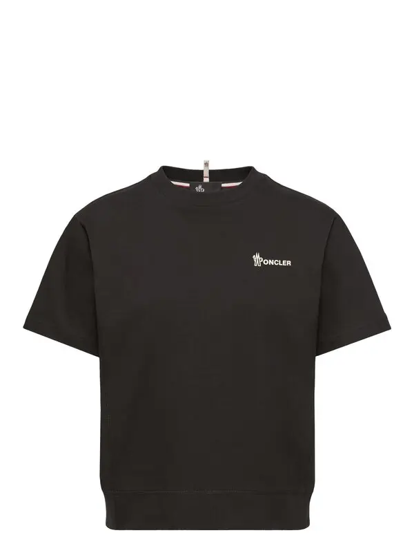 Moncler Cotton Logo T-shirt - Black