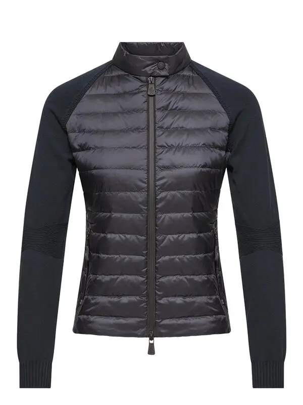 Moncler Padded Zip-up Cardigan - Blue