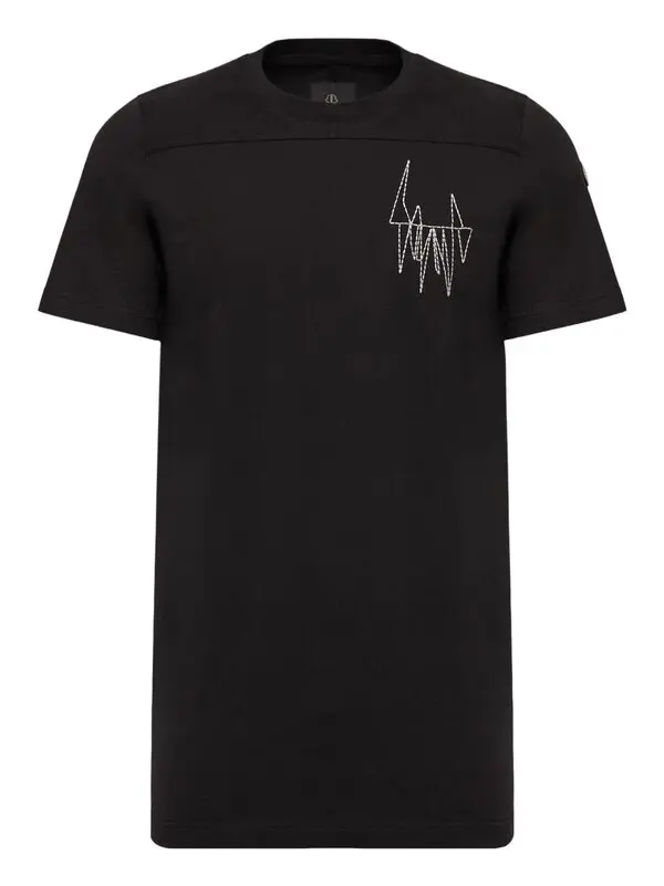 MONCLER + RICK OWENS Cotton T-shirt - Black