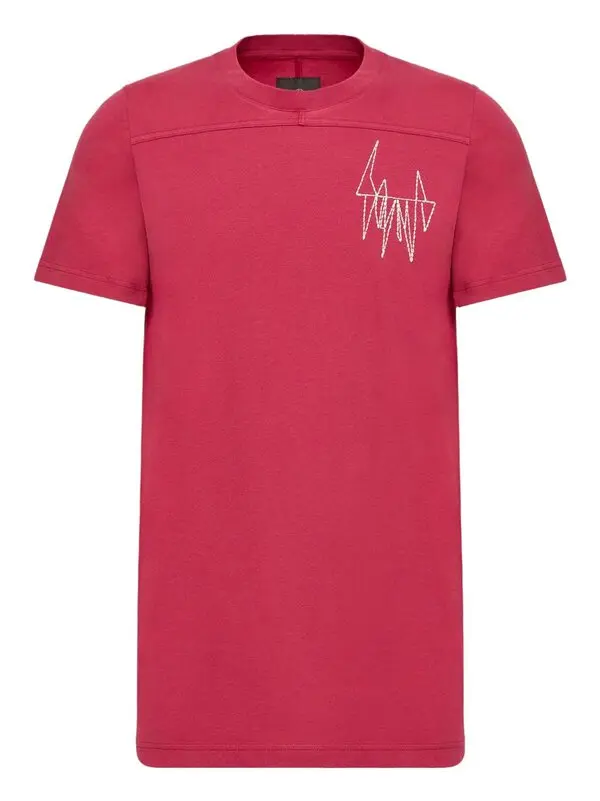 MONCLER + RICK OWENS Cotton T-shirt - Red