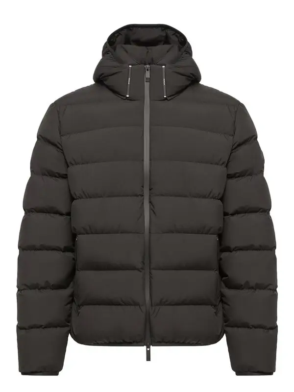 Moncler Arajoki Hooded Short Down Jacket - Black