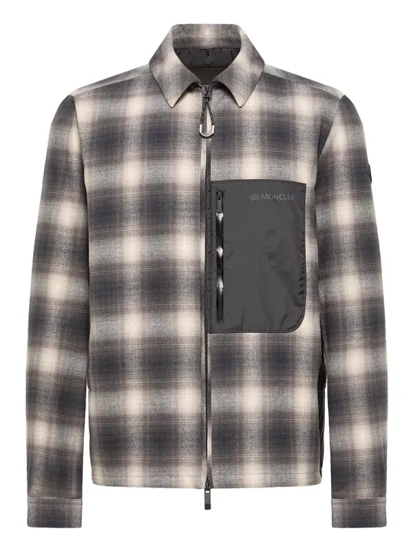 Moncler Cornisello Plaid Shirt Jacket - Multicolor