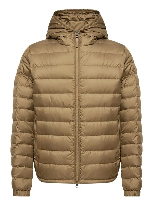Moncler Solienn Hooded Short Down Jacket - Green