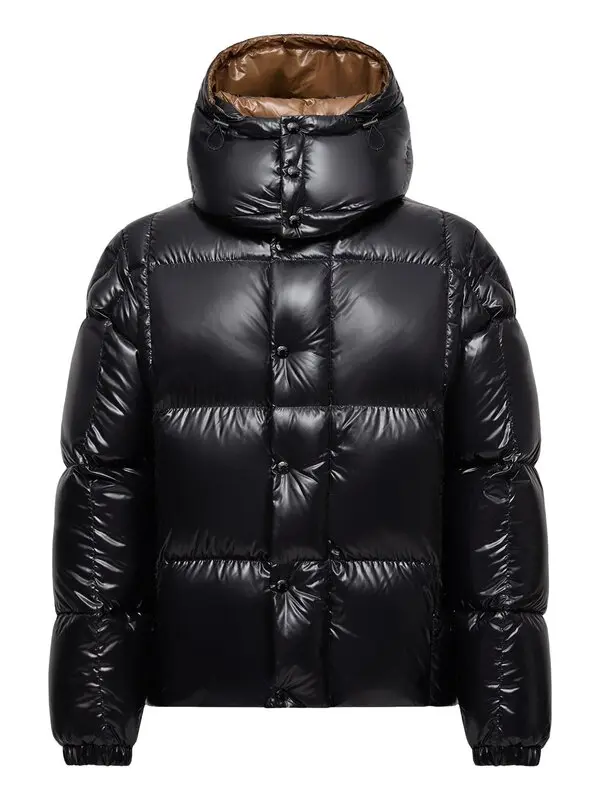 Moncler Parana Hooded Short Down Jacket - Black