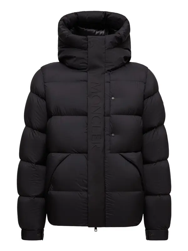 Moncler Madeira Hooded Short Down Jacket - Black
