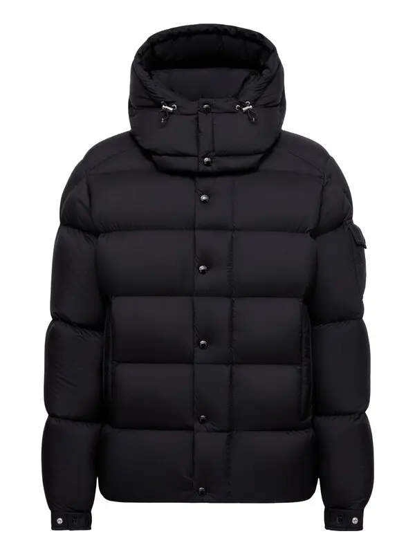 Moncler Maya 70 Hooded Short Down Jacket - Black