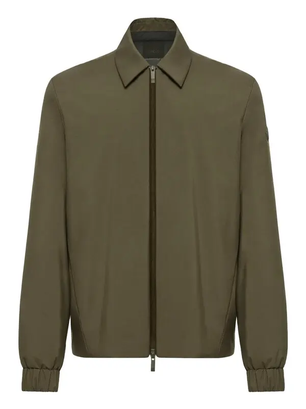 Moncler Caramantran Down Shirt Jacket - Green