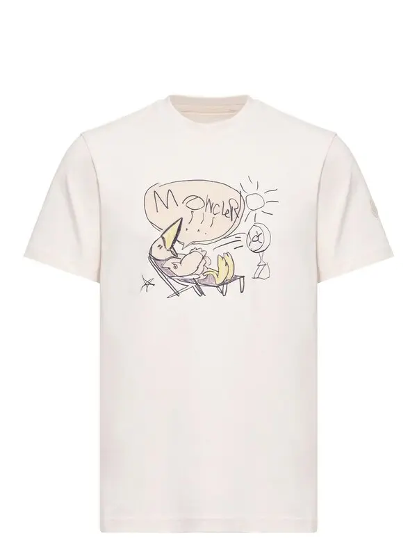 Moncler Monduck Cotton T-shirt - White