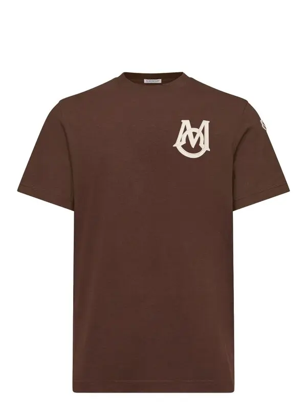 Moncler Monogram Cotton T-shirt - Red