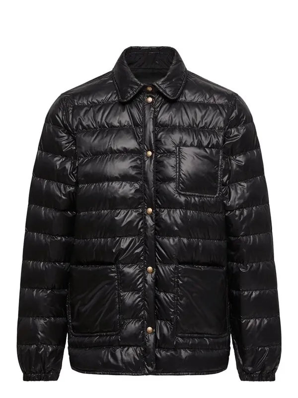 Moncler Fouine Down Shirt Jacket - Black