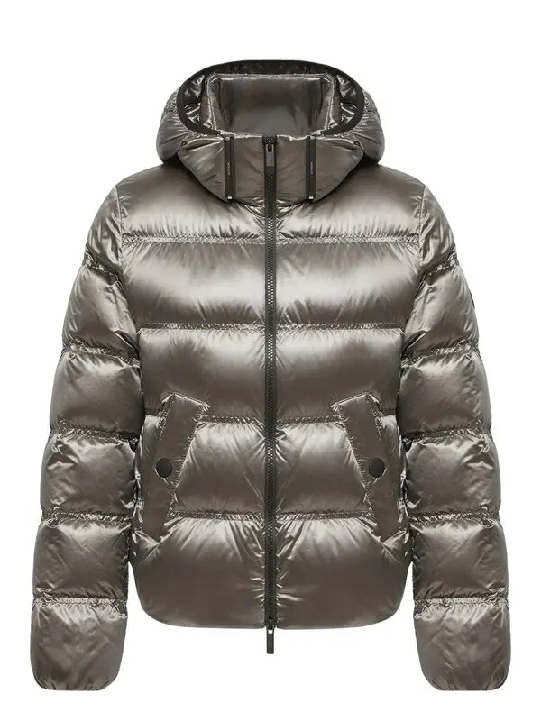 Moncler Sensation Short Down Jacket - Grey
