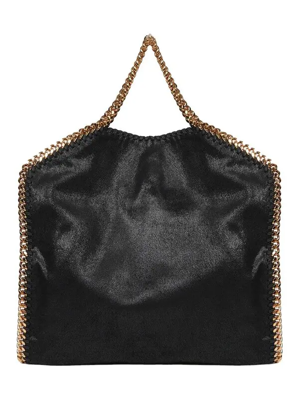 Stella McCartney Falabella Fold Over Tote Bag - Black