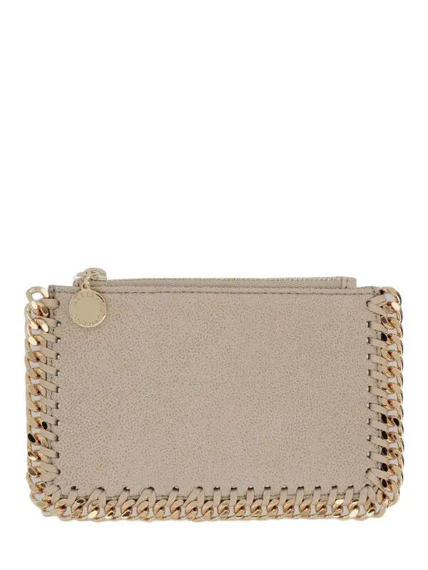 Stella McCartney Falabella Card Holder - Cream
