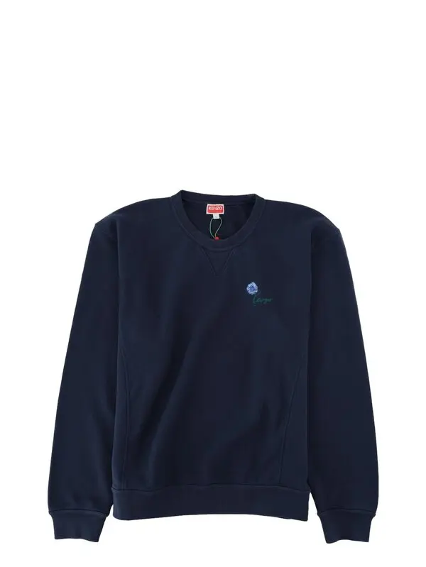 Kenzo Felpa Tulip" Crewneck Sweatshirt - Blue